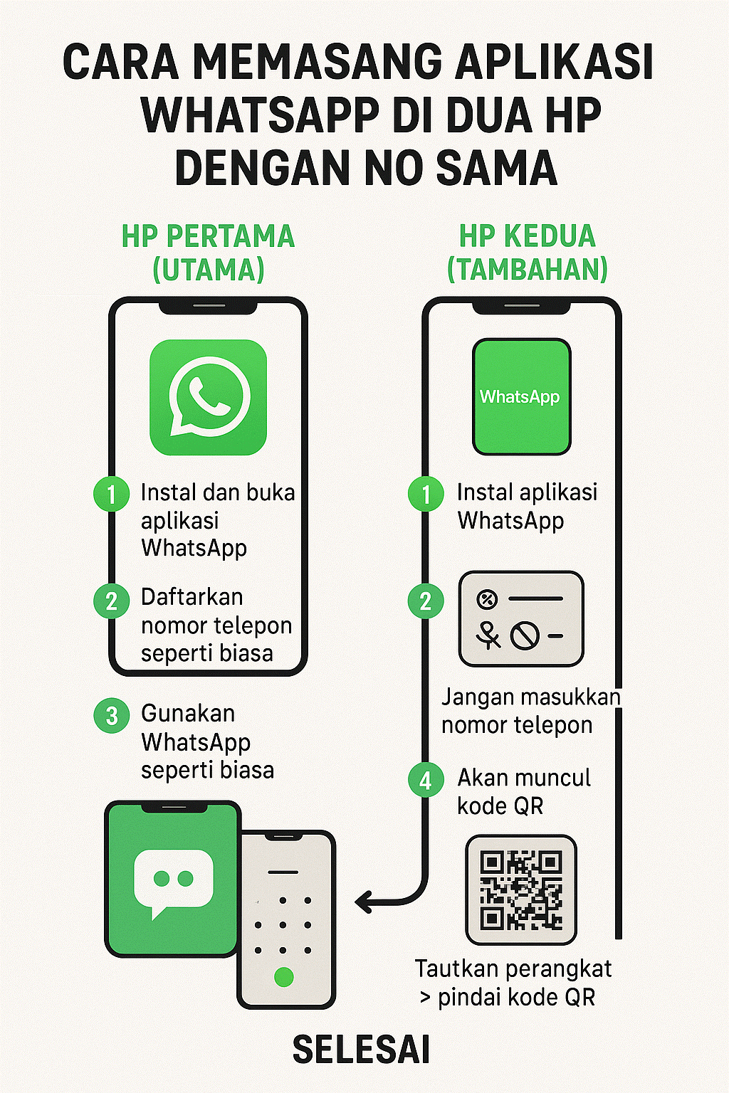 Cara Memasang WhatsApp di Dua HP Dengan Nomor Yang Sama - Klopak Indonesia