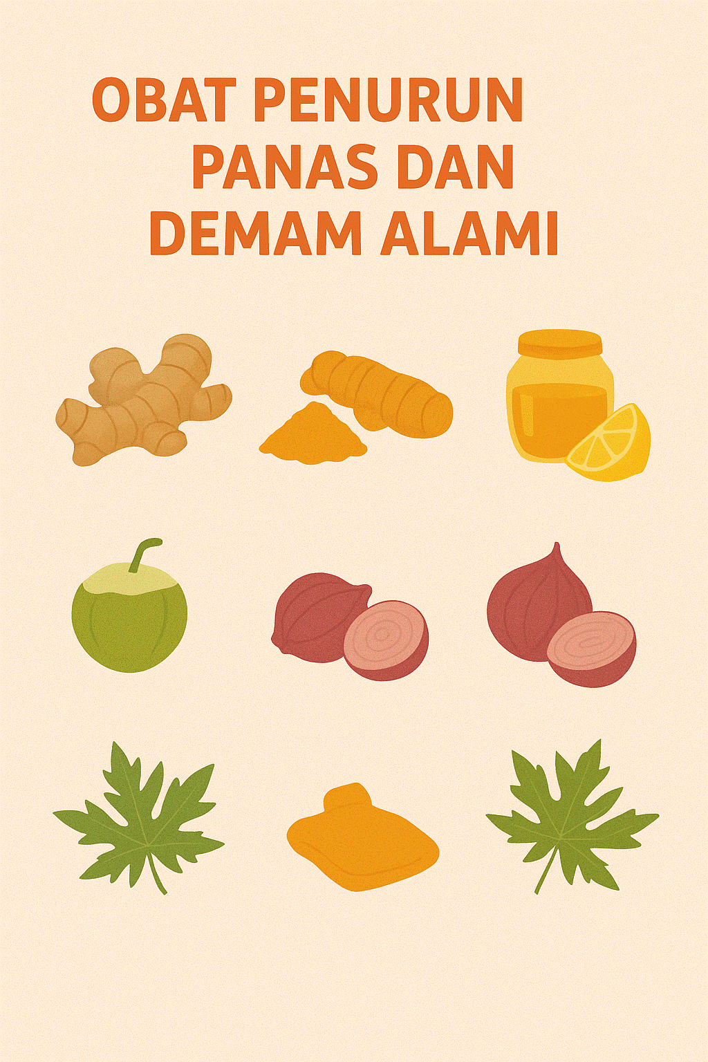 Obat Penurun Panas dan Demam Alami yang Aman Dikonsumsi - Klopak Indonesia